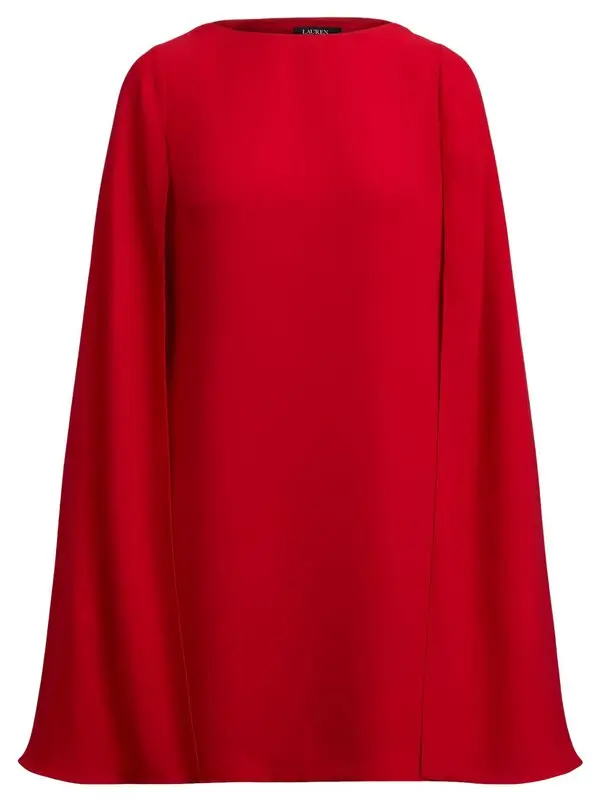 Ralph Lauren Leather Petra Mini Dress - Red