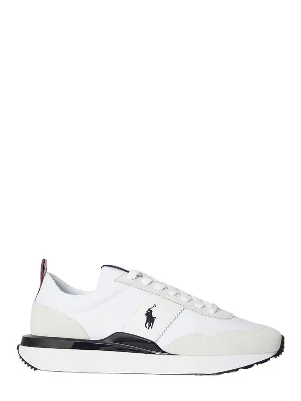 Polo Ralph Lauren Color-blocked Trainers - White