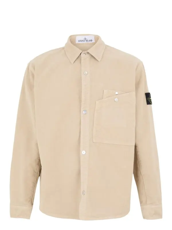 Stone Island Mskin Overshirt - Nude