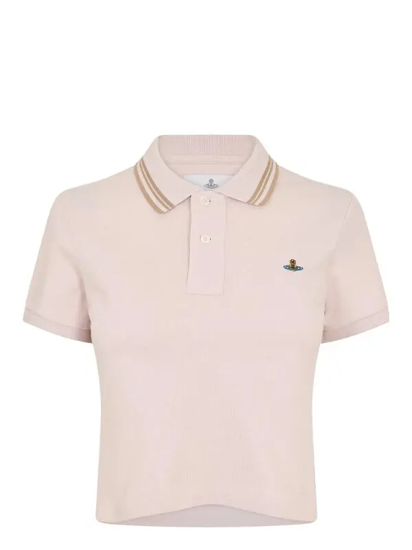 VIVIENNE WESTWOOD Cropped Short Sleeve Polo - No
