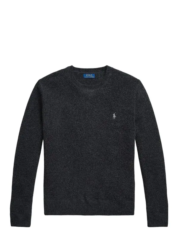 Polo Ralph Lauren Crew Neck Knit Sweater - Black