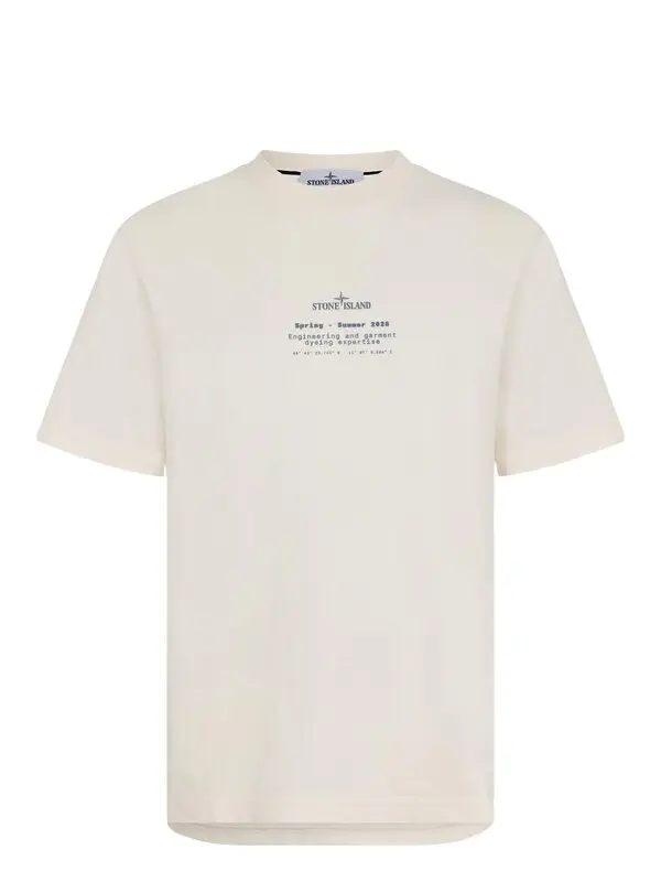 Stone Island Logo Short-sleeved T-shirt - White