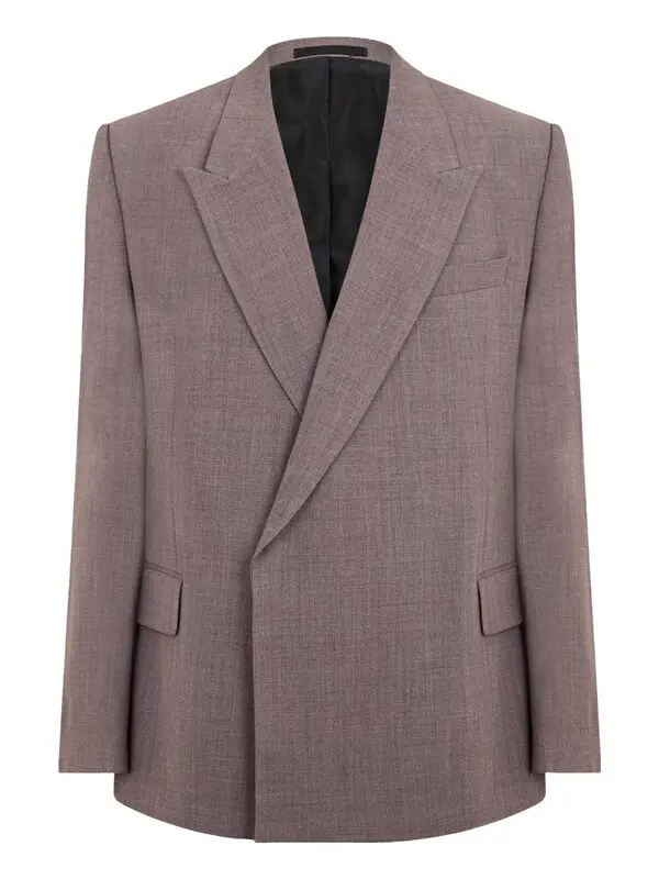 Hugo Boss Single-breasted Blazer - Gray