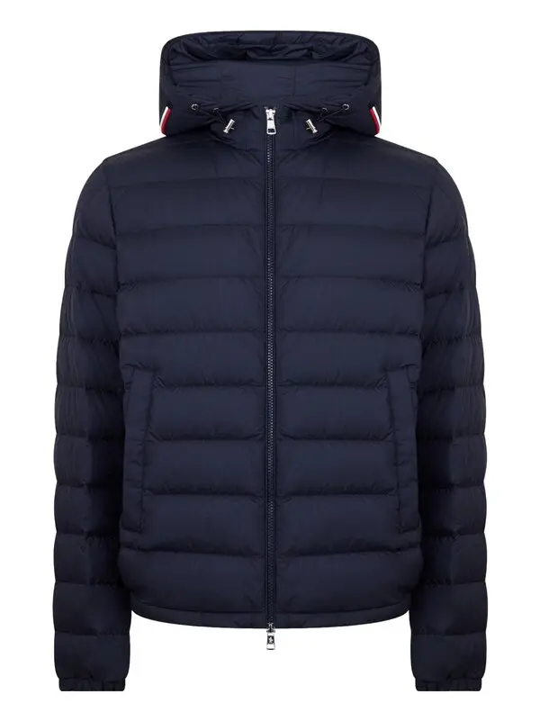 Moncler Quilted Down Hooded Jacket - Black