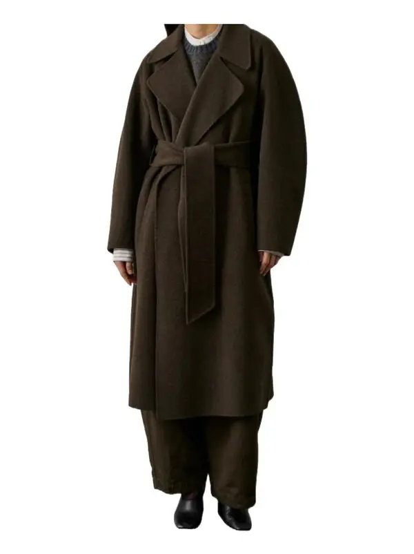 Soeur Belted Coat - Black