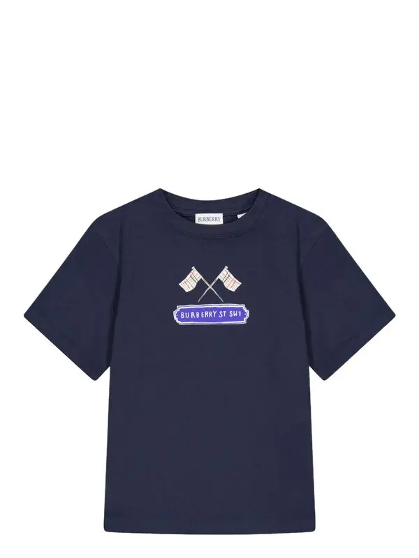 Burberry Printed T-shirt - Black