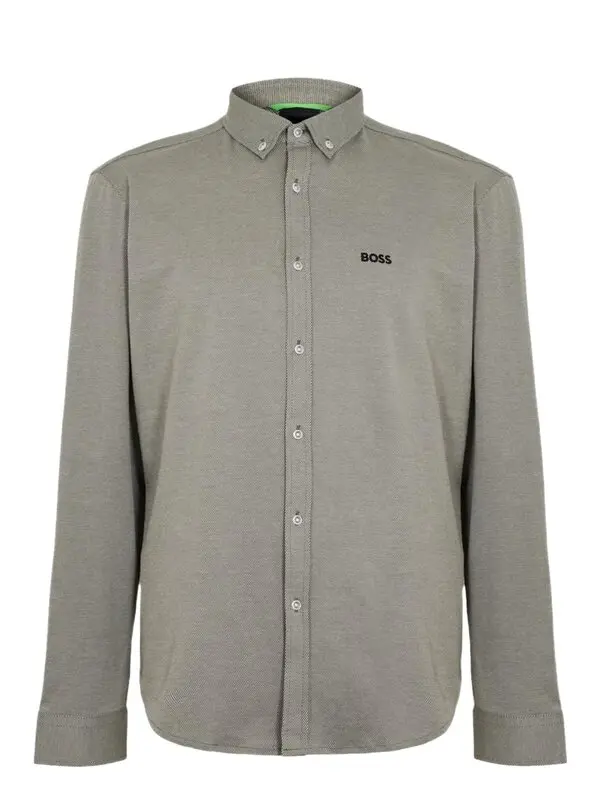 Hugo Boss Plain Shirt - Gray