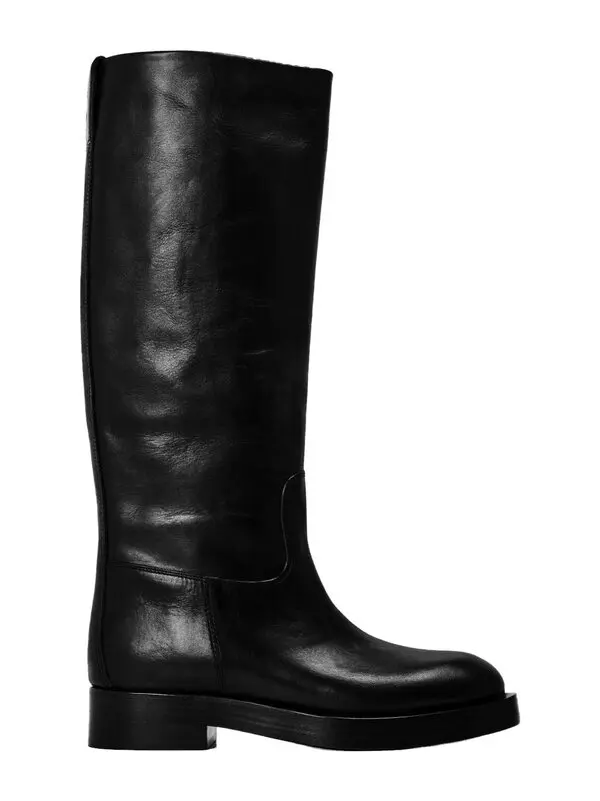 Paris Texas Knee High Boots - Black