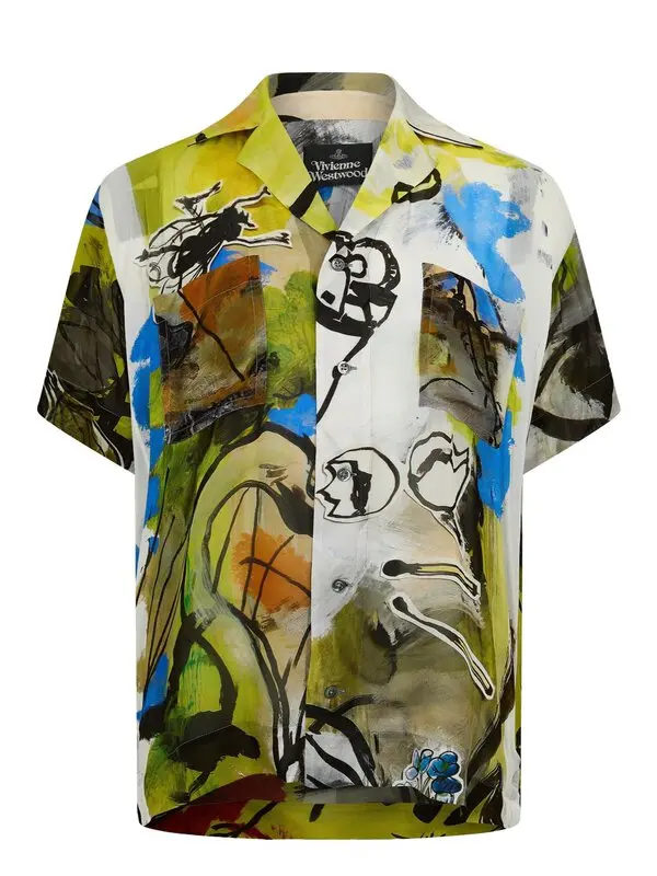 VIVIENNE WESTWOOD Fashionable Floral Shirt - Green