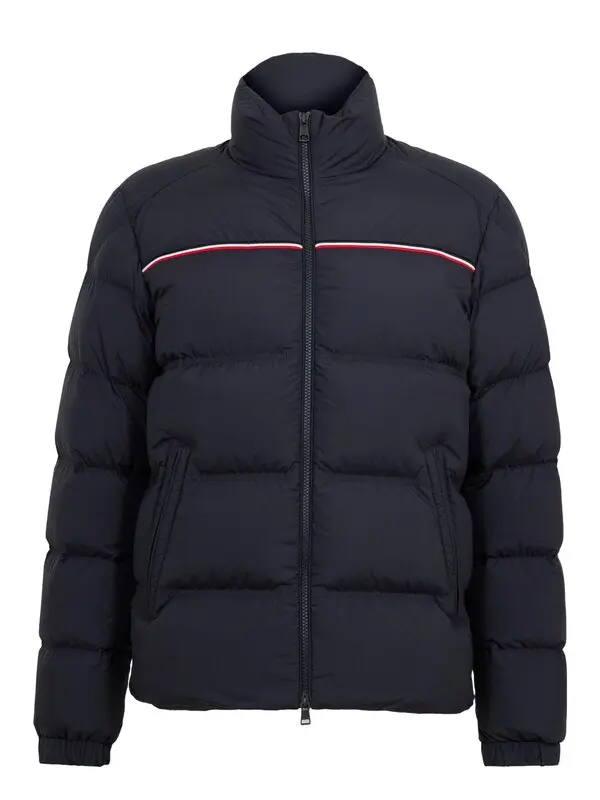 Moncler Stand Collar Quilted Down Jacket - Black