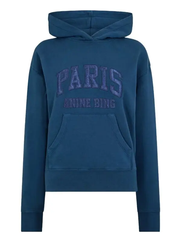 ANINE BING Debbie Hoodie - Washed Navy