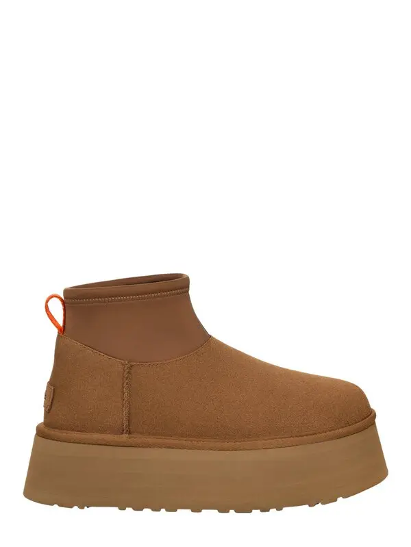 UGG Logo Detail Platform Boots - Brown