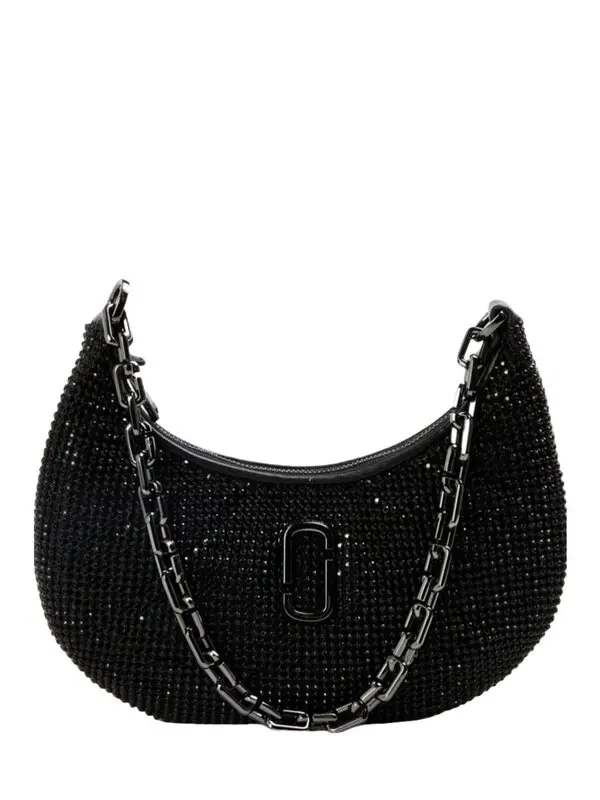 Marc Jacobs Embellished Shoulder Bag With Chain Strap - Black