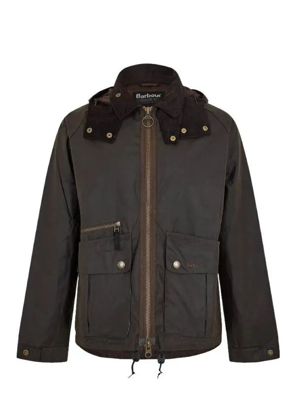 Barbour Long-sleeved Casual Jacket - Olive