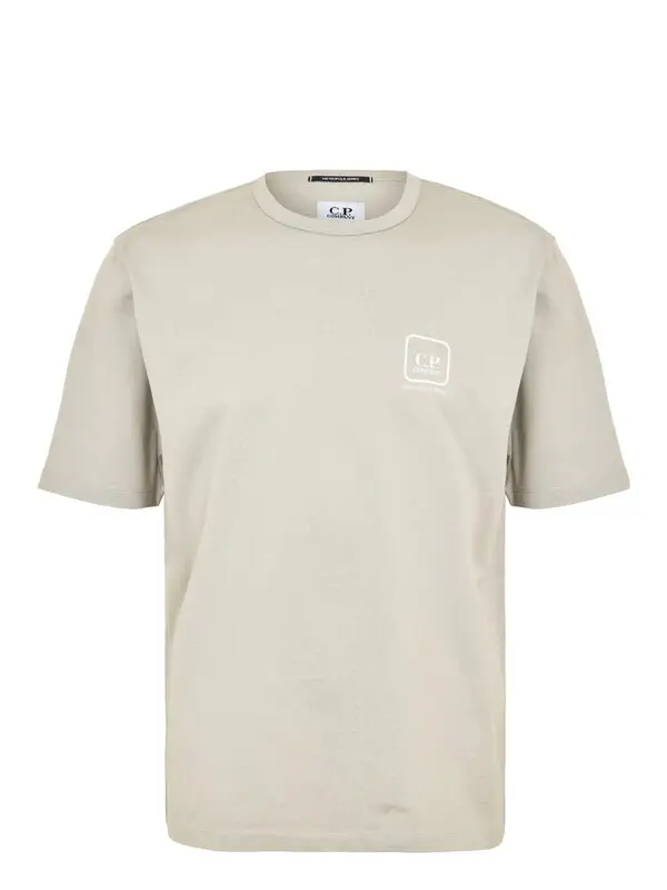 C.P. COMPANY Logo Crew Neck T-shirt - White