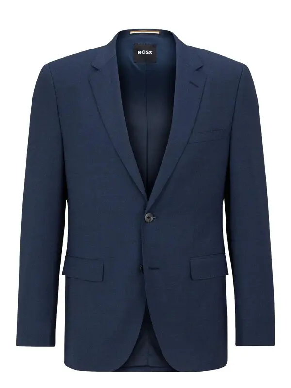 Hugo Boss Single-breasted Suit Jacket - Blue