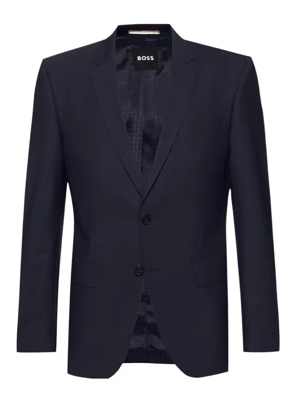 Hugo Boss Single-breasted Blazer - Black