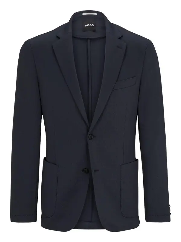 Hugo Boss Single-breasted Blazer - Black
