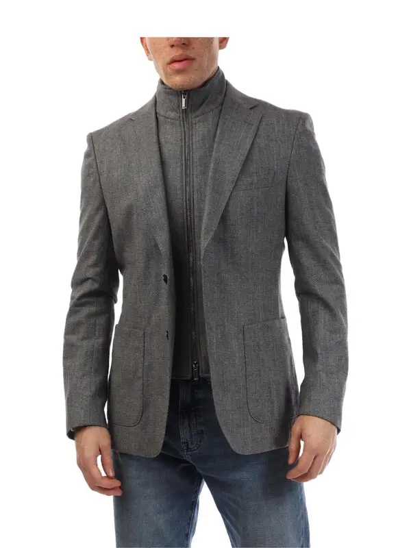 Hugo Boss Single-breasted Blazer - Black