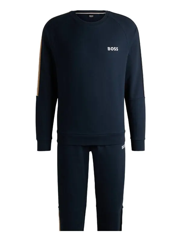 Hugo Boss Sweatshirt And Jogger Set - Black