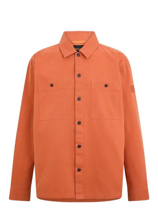 Hugo Boss Solid Casual Jacket - Orange