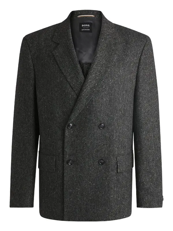 Hugo Boss Single-breasted Blazer - Black