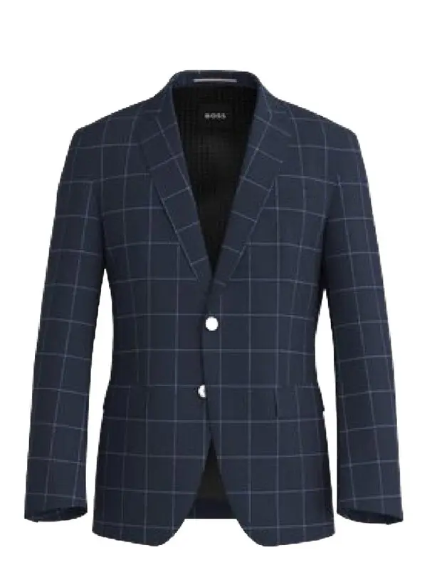 Hugo Boss Single-breasted Blazer - Black