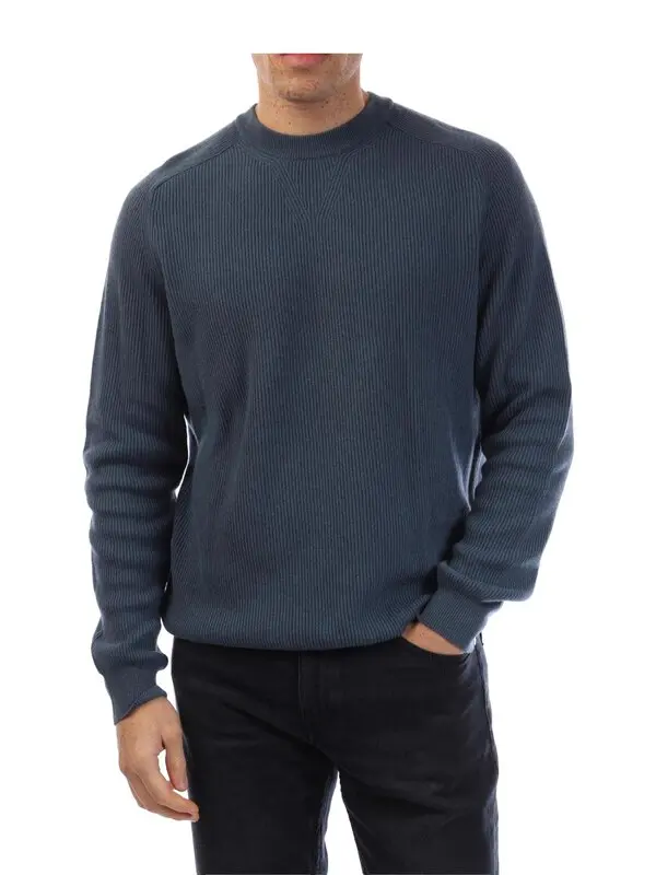 Hugo Boss Crew-neck Knit Sweater - Black