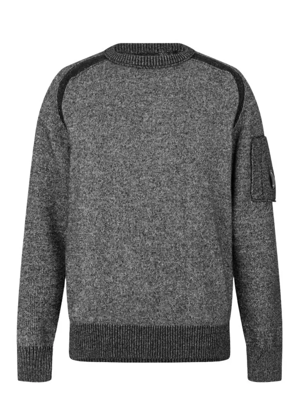 C.P. COMPANY Knitted Turtleneck Jumper - Gray