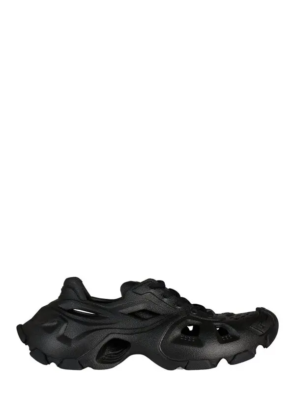 Balenciaga Lace-up Casual Sneakers - Black