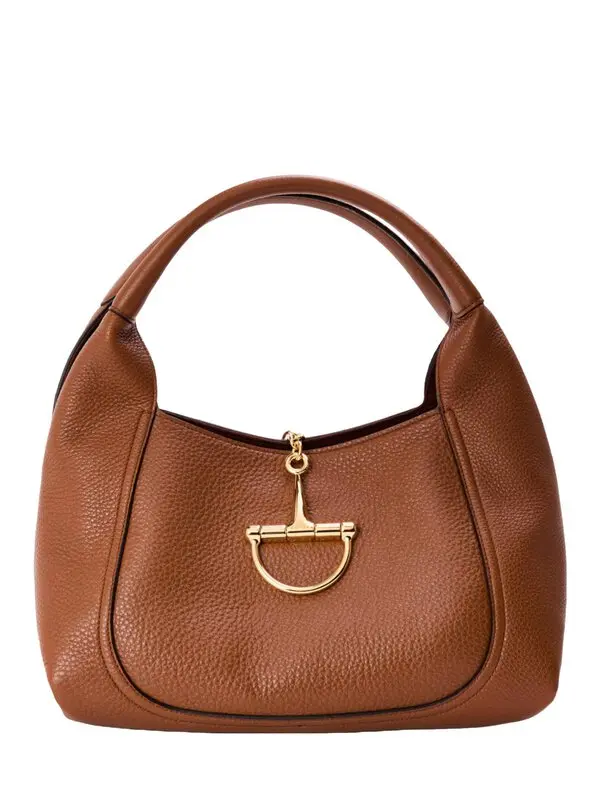 Gucci Soft Leather Hobo Bag - Brown