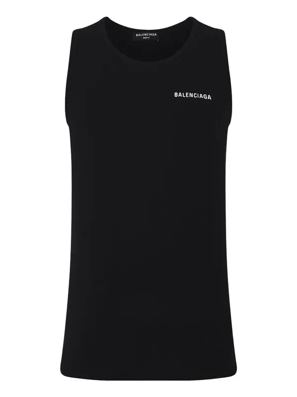 Balenciaga Logo Vest - Black
