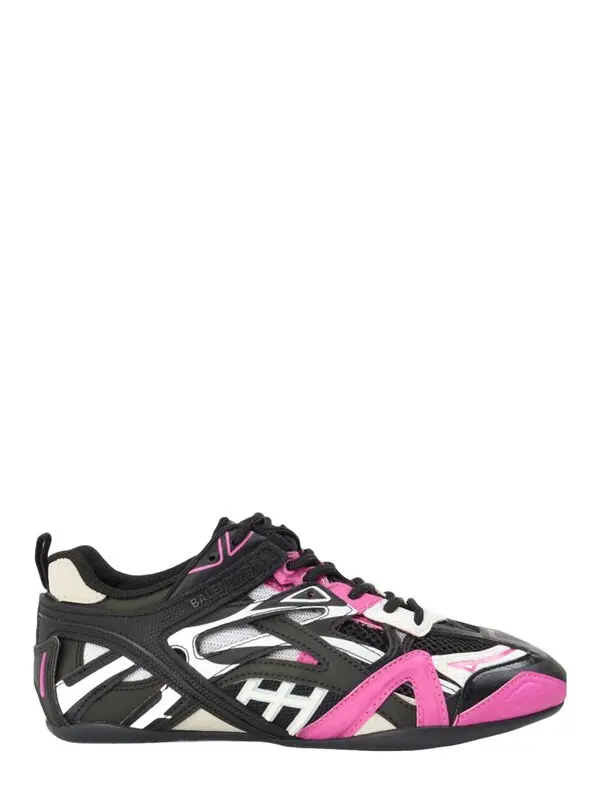 Balenciaga Lace-up Low-top Sneakers - Black