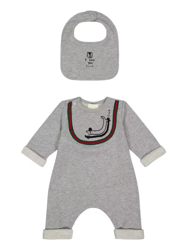 Gucci Saus Dog Clothing Set - Gray