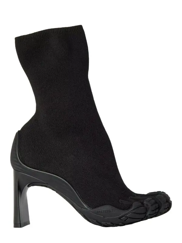 Balenciaga Heeled Ankle Boots - Black