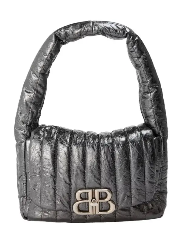 Balenciaga Monaco Small Shoulder Bag - Black
