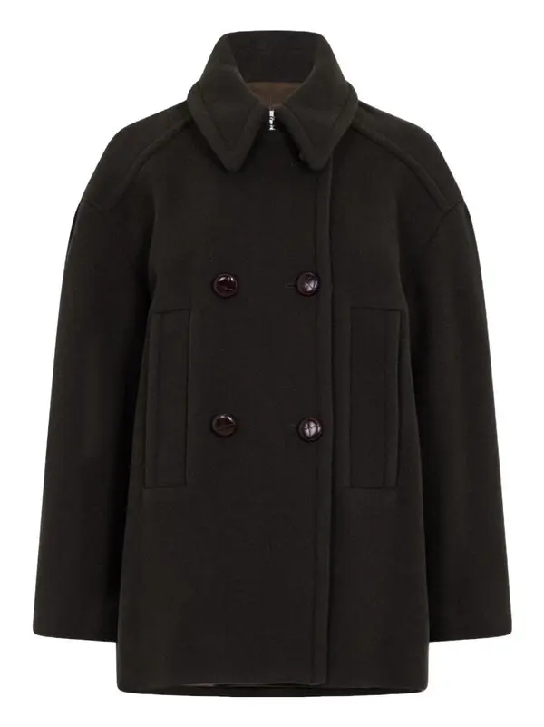 Isabel Marant Étoile Double-breasted Wool Pea Coat - No