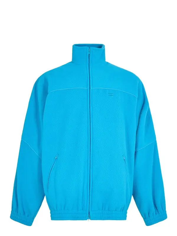 Balenciaga Zip-up Fleece Jacket - Blue