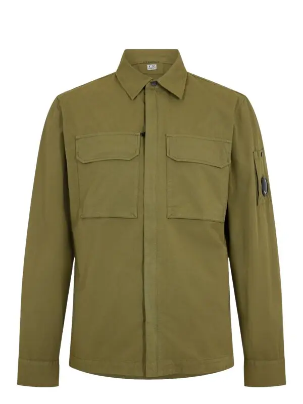 C.P. COMPANY Gabard Overshirt - Green