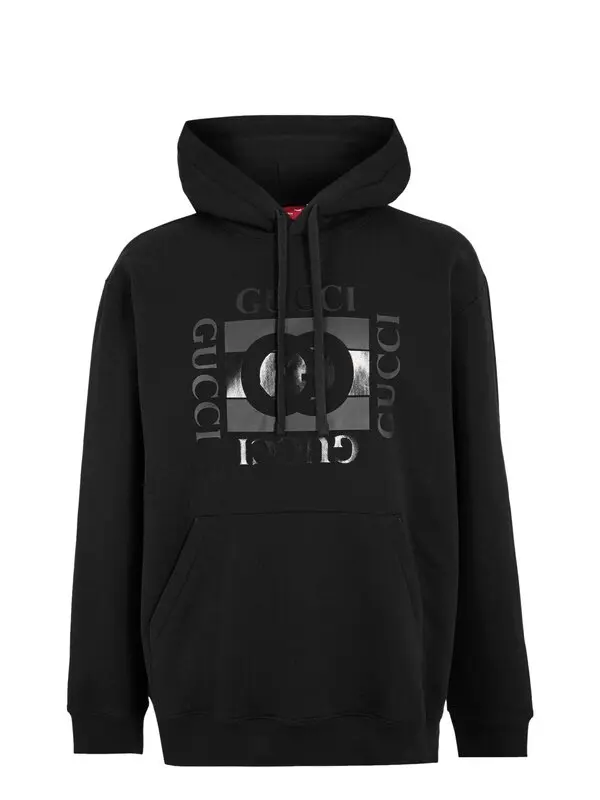 Gucci Loose-fit Hoodie - Black