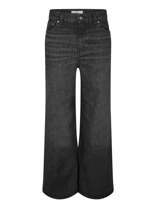 Chloé Straight-leg Jeans - Black