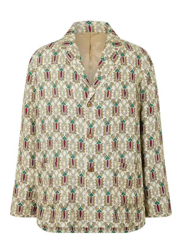 Gucci Technical Performance Weather Protection Softshell Jacket - Cml/live Rd/mc