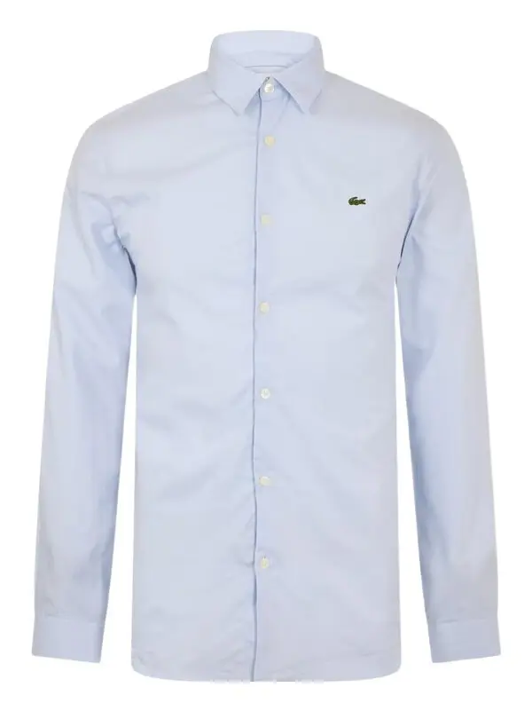 Lacoste Long-sleeve Oxford Shirt - White