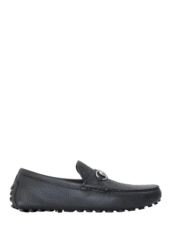 Gucci Horsebit Detail Loafers - Black