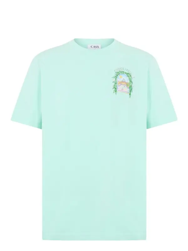 Casablanca Patterned T-shirt - Blue