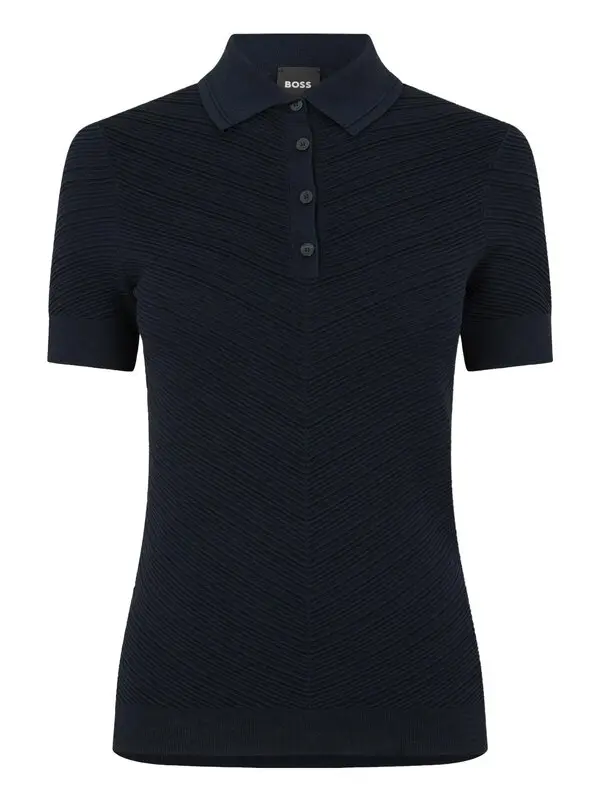 Hugo Boss Fointa Knitted Top - Black