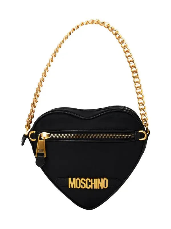 Moschino Heart-shaped Handbag - Black