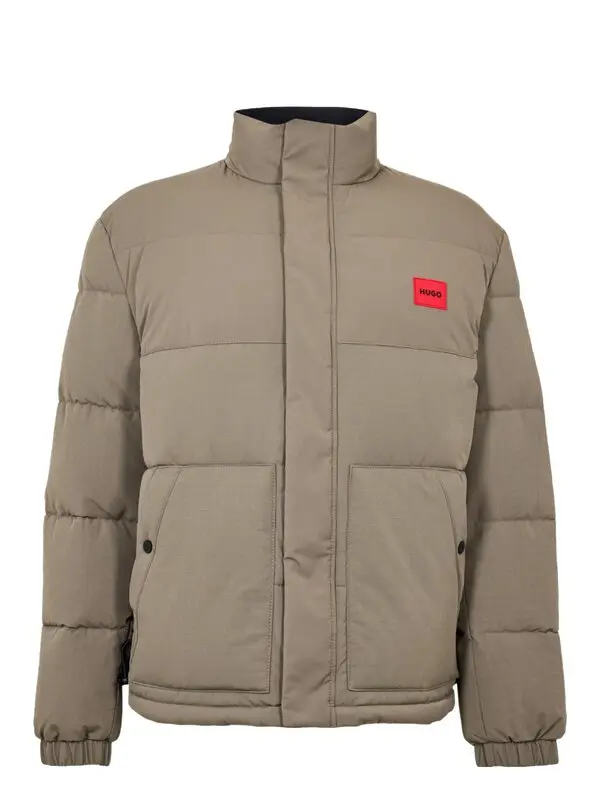 Hugo Boss Short Puffer Jacket - Gray