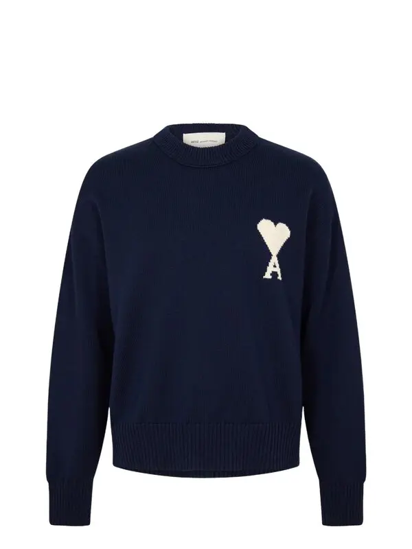 AMI Paris De Coeur Sweatshirt - Black