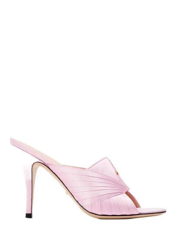 Gucci Satin Strappy Heeled Sandals - No